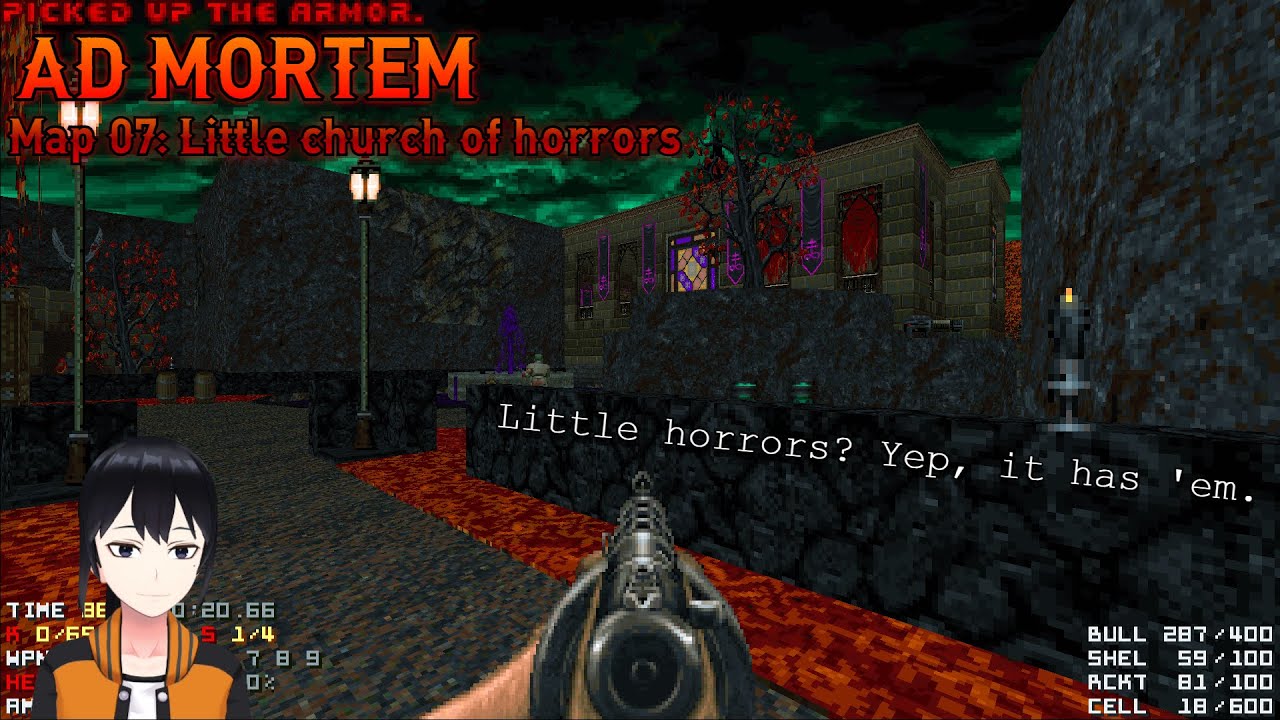 Doom 2 | Ad Mortem, map 07: Little church of horrors - YouTube