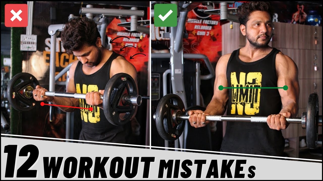 12 Most Common Workout Mistakes at Gym(Beginner)#mistakes #fitness # ...