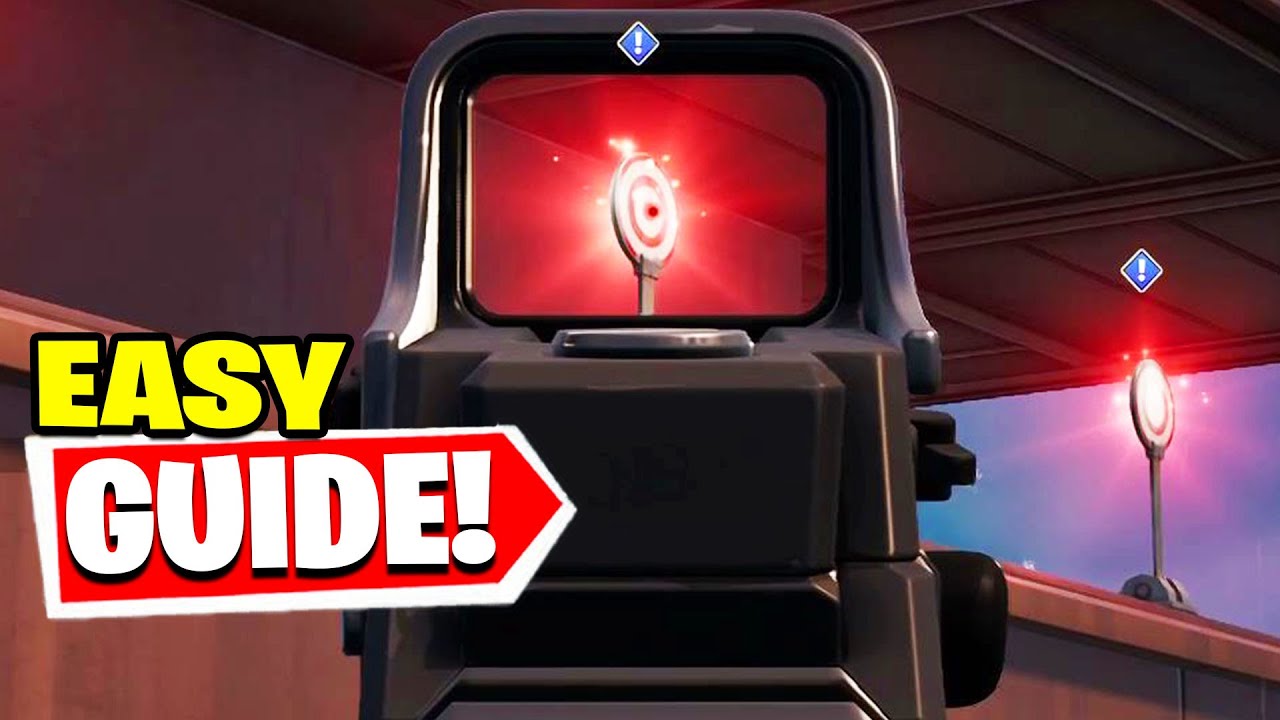 shoot targets with SMGs or assault rifles while on grind rail Fortnite ...