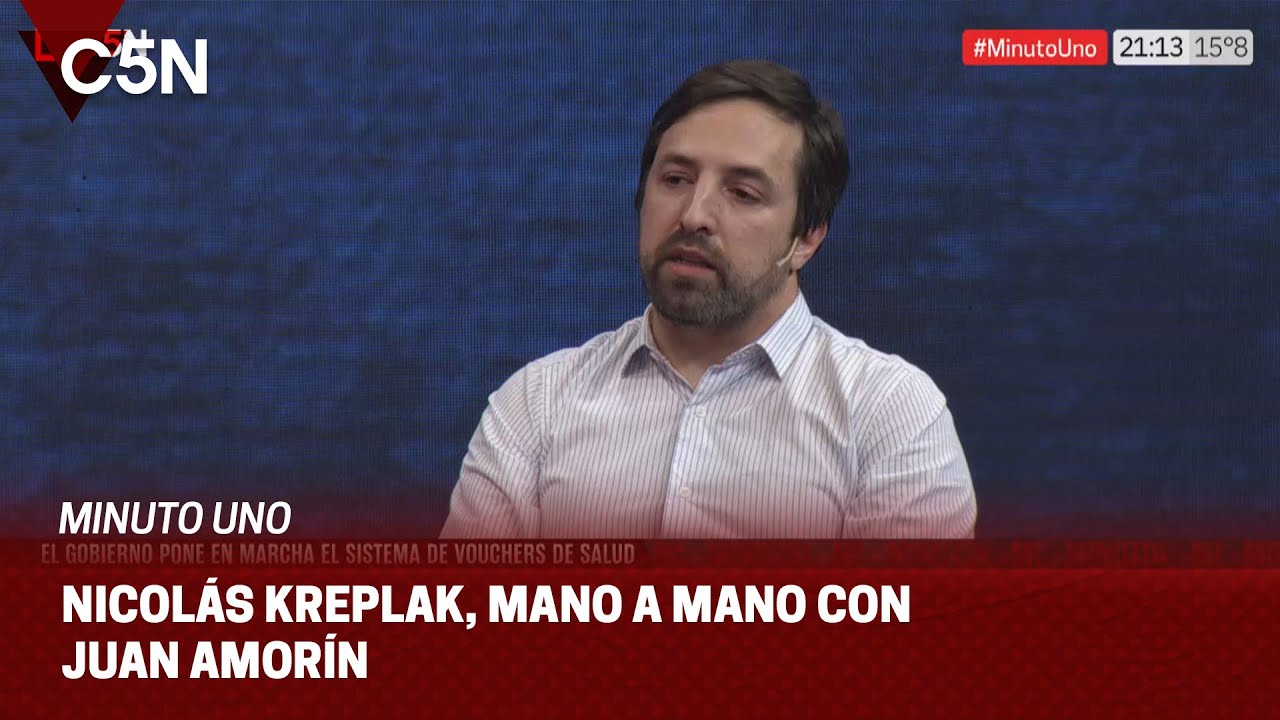 ENTREVISTA a NICOLÁS KREPLAK en MINUTO UNO - YouTube