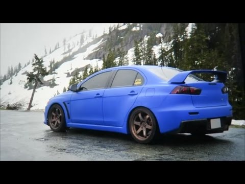 Wrapping my lancer! - YouTube