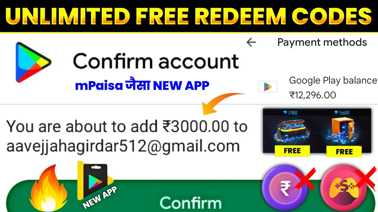 ( Redeem Codes ) redeem code app | google play - YouTube