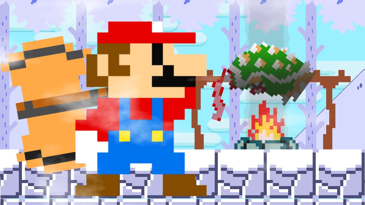 マリオスカイリム [100 Sub Special] #mario #skyrim #マリオ #sprites - YouTube
