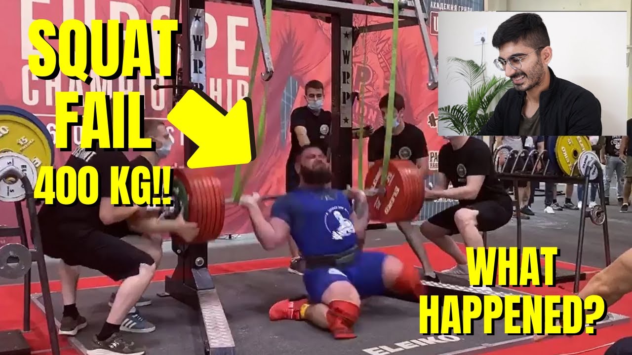 SQUAT ACCIDENT - RUSSIAN POWERLIFTER ALEXANDER SEDYKH BROKE HIS KNEES ...