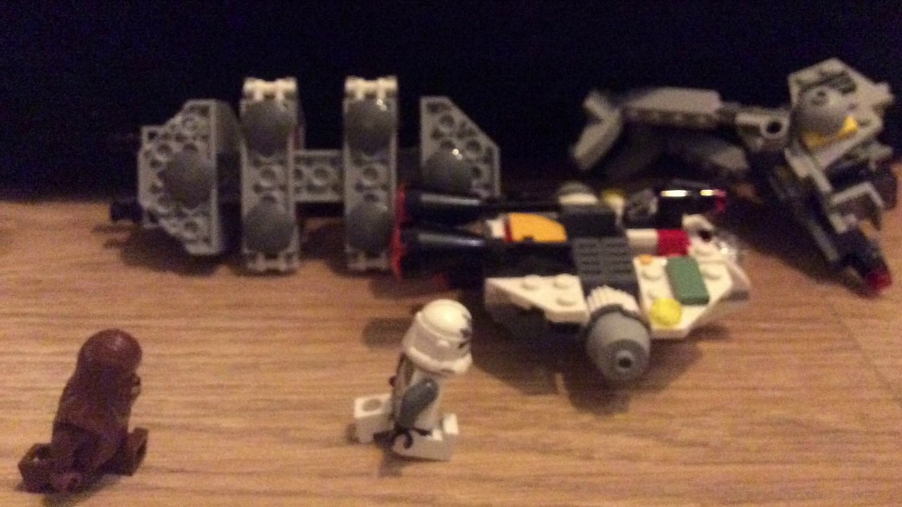 Star wars Lego leve het schiet kanon - YouTube