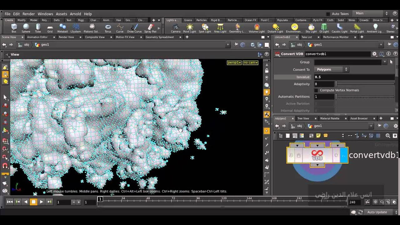 Houdini Volumes and New POP Network and Waterflow Project (not for ...
