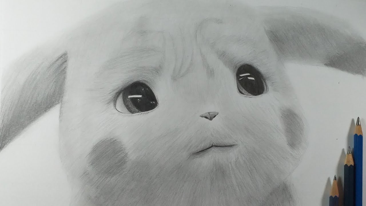 Drawing pikachu - Vẽ pikachu (Detective pikachu) - YouTube