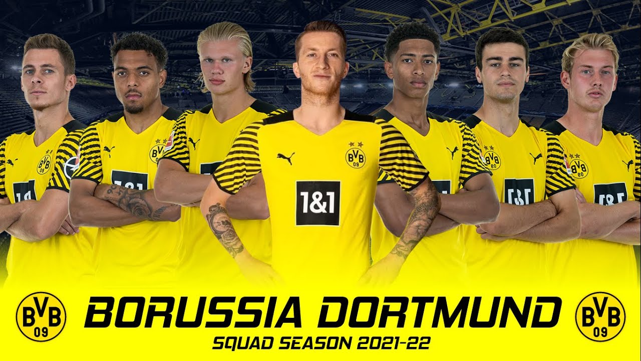 BORUSSIA DORTMUND SQUAD SEASON 2021/22 - YouTube