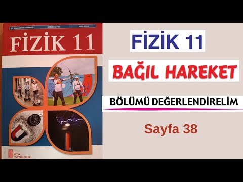 11. Sınıf MEB Fizik Kitabı | Bağıl hareket | Bölümü Değerlendirelim