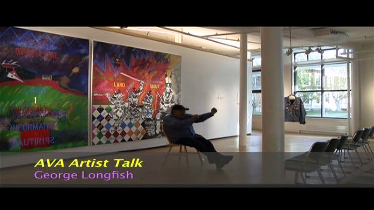 AVA Gallery Talk George Longfish - YouTube