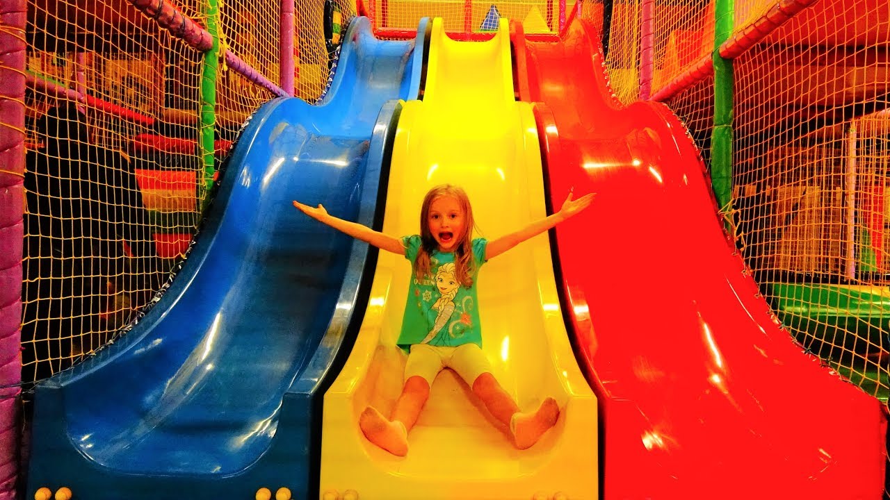 Indoor playground family fun play area - YouTube