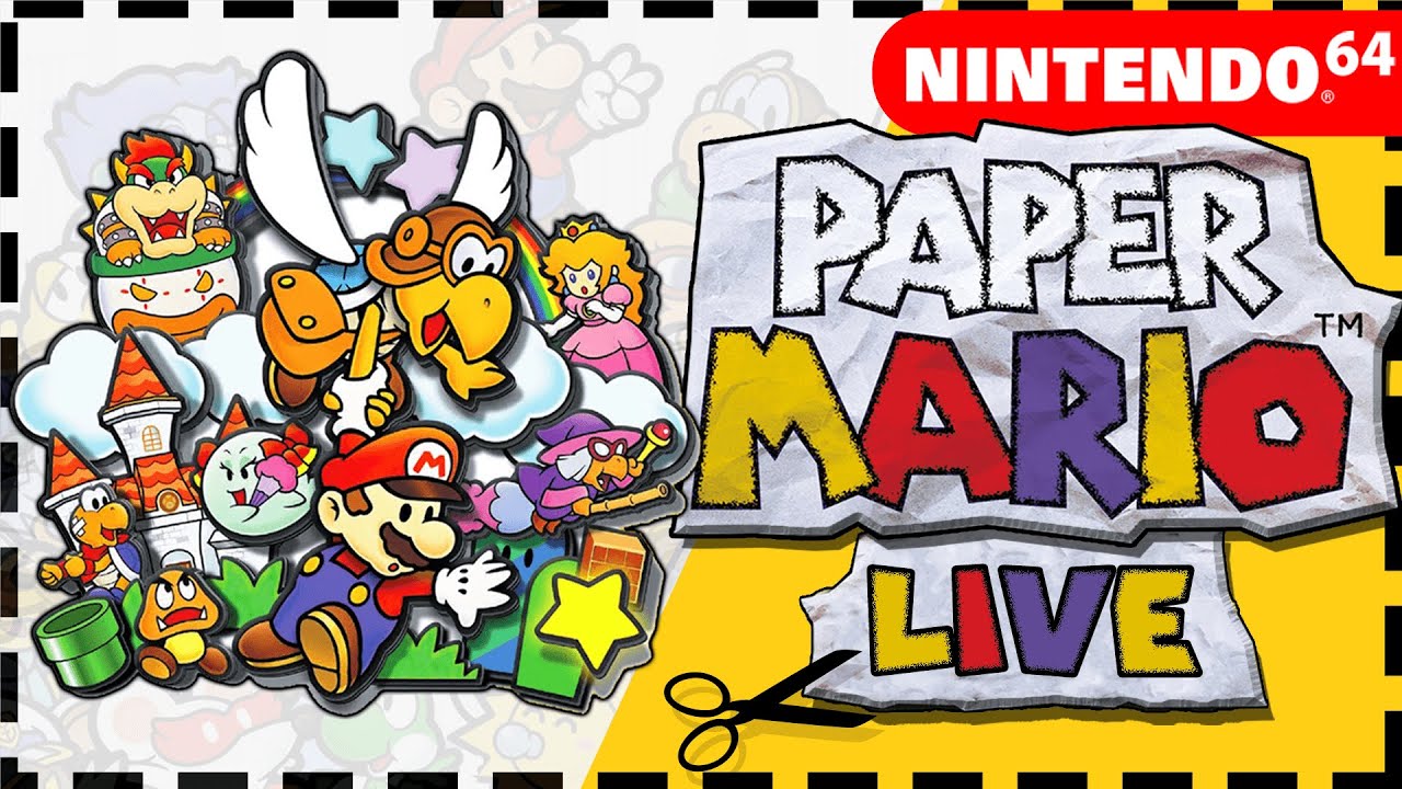 MORE PAPER MARIO FUN! - Paper Mario - LIVE STREAM - YouTube