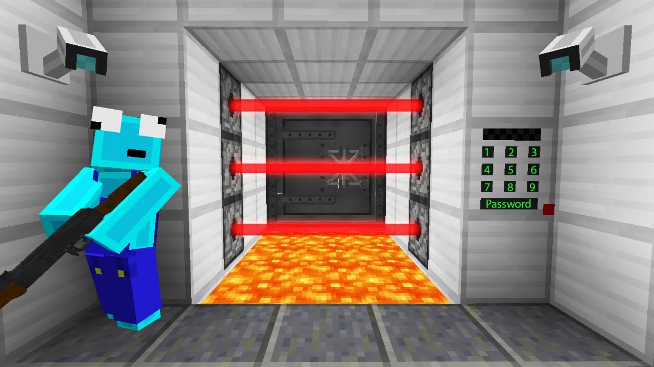 building a TOP SECRET VAULT!...(Minecraft war #8) - YouTube