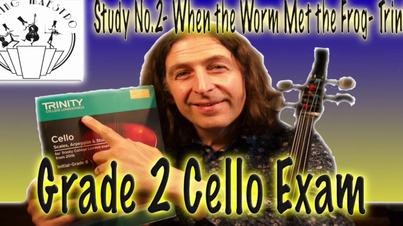 Cello tutorial & play along -'When the Worm Met the Frog' Grade 2 cello ...