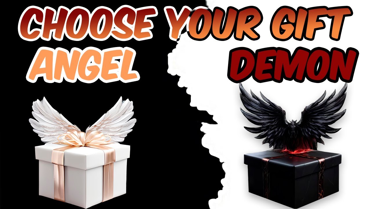 Choose Your Gift! 🎁 ANGEL VS DEMON😈😇 - YouTube