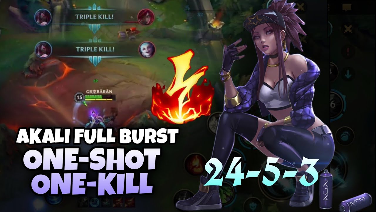 WILD RIFT : AKALI ELECTROCUTE BUILD IS INSANE | WILD RIFT AKALI BUILD ...