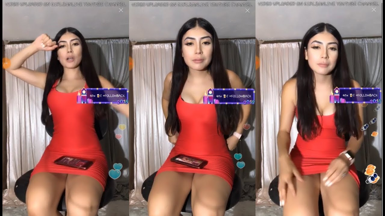 Diffy On Live | Sexy Dance | Girl in Red Dress | Part 1 - YouTube
