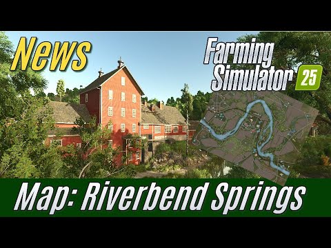 LS25 News: Karte Riverbend Springs (FarmCon Infos) - YouTube