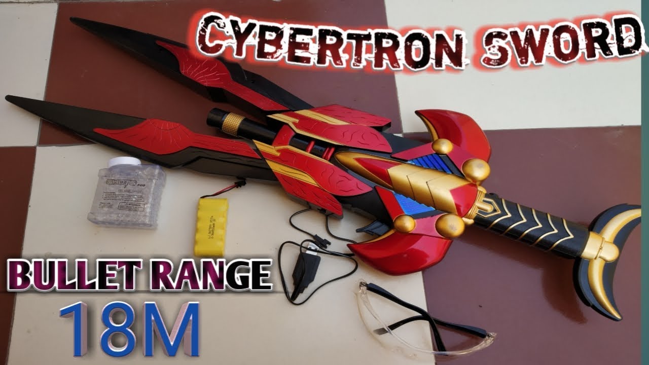 Transformer sword | Cybertron sword shooter | sword toy - YouTube