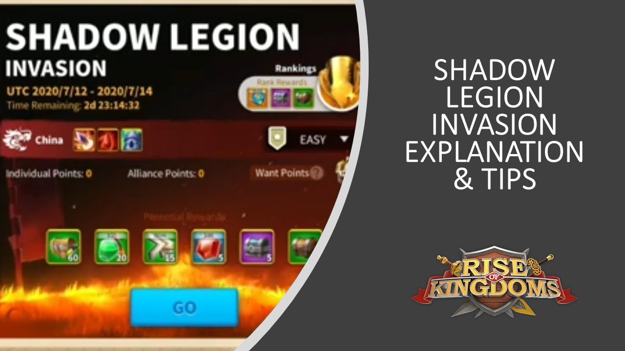 Tips Shadow Legion Invasion ROK - YouTube