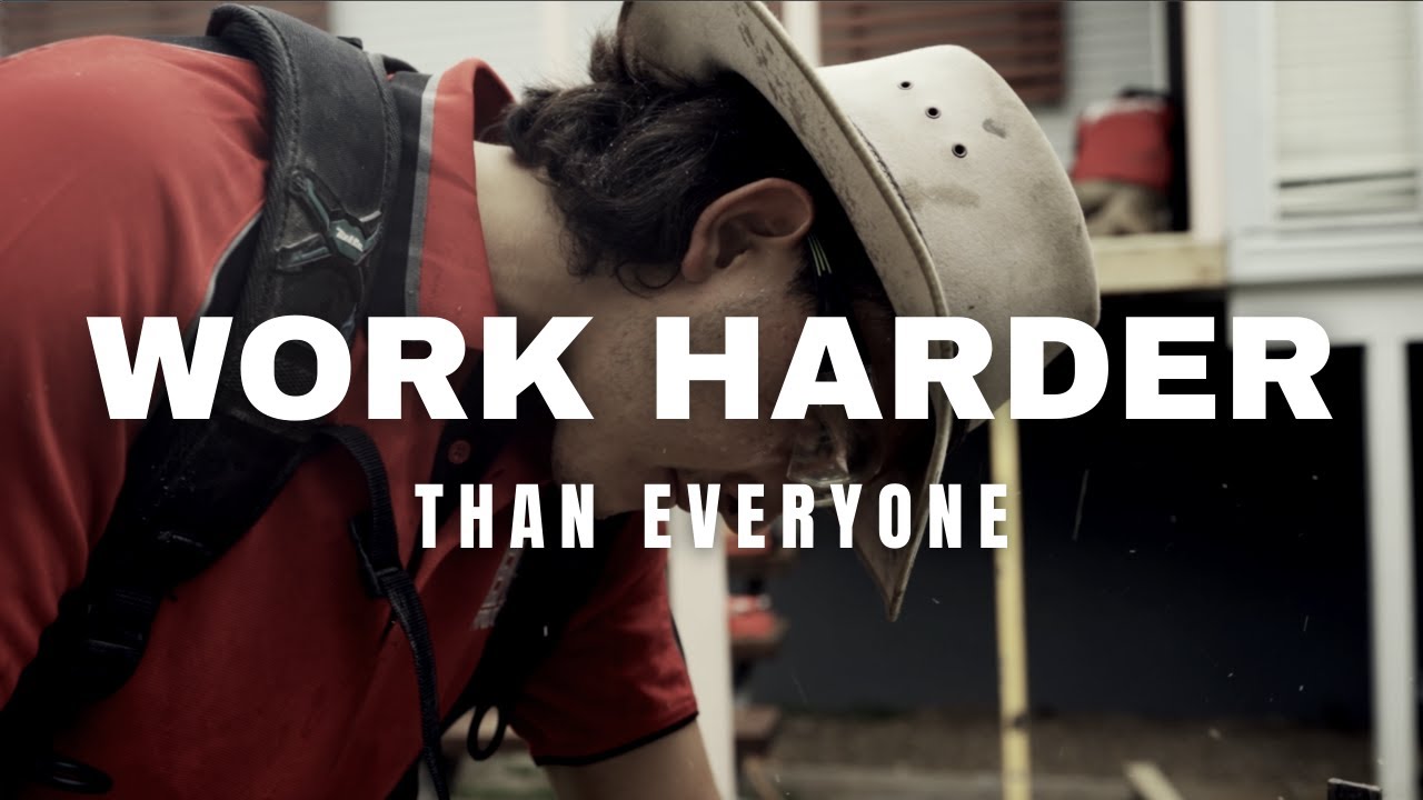 WORK HARDER THAN EVERYONE - Motivational Video || ENP Fitouts - YouTube