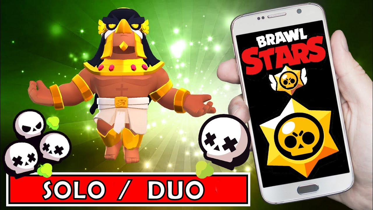 BRAWL STARS SOLO & DUO SHOWDOWN WITH BO THE HORUS SKIN - YouTube