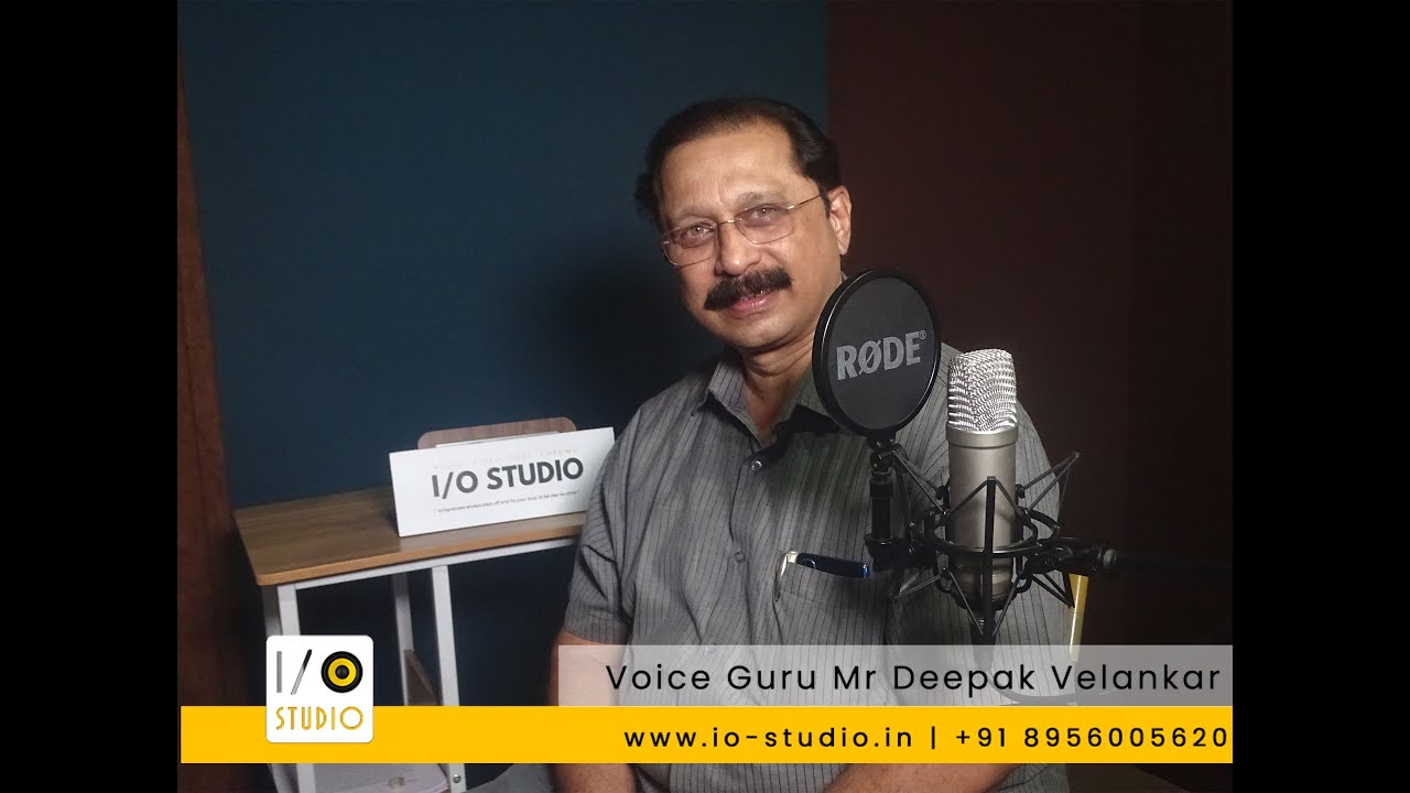 Voice Guru Mr Deepak Velankar's Workshop at I O STUDIO, Pune - YouTube