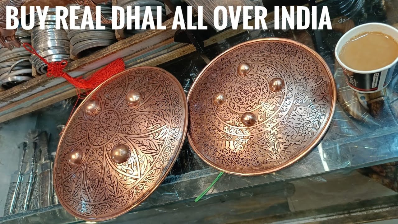 Real dhal and Talwar sword in India. - YouTube