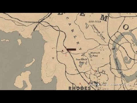 Red Dead Redemption 2 West Hill Haven Treasure Map by Blaketos84 - YouTube