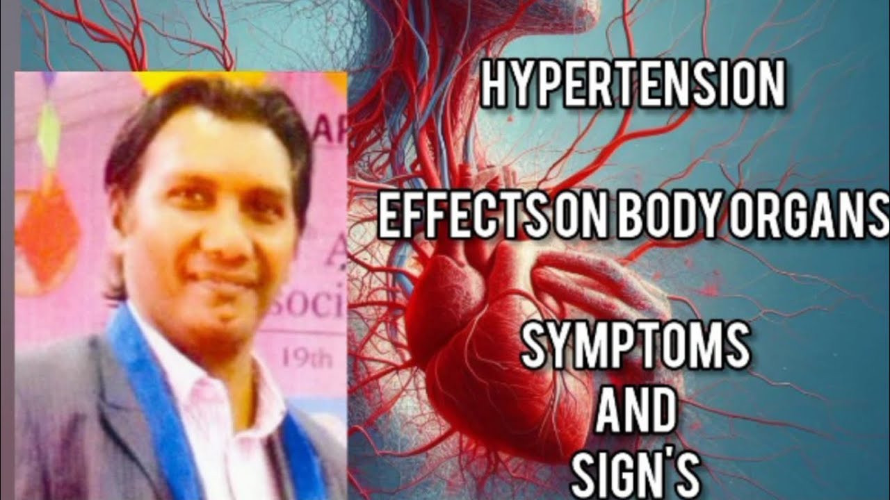 HYPERTENSION: Effects on body organs, symptoms & Signs - YouTube