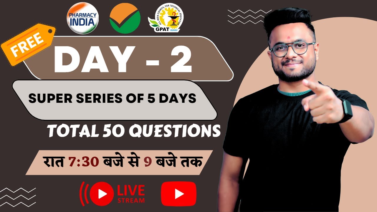 DAY - 2 | SUPER REVISION SERIES | PHARMACOLOGY | LIVE CLASS | MISSION ...