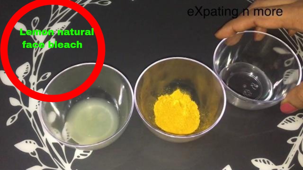 3 Lemon Natural Face Bleach At Home | Lighten & Brighten Skin Instantly ...
