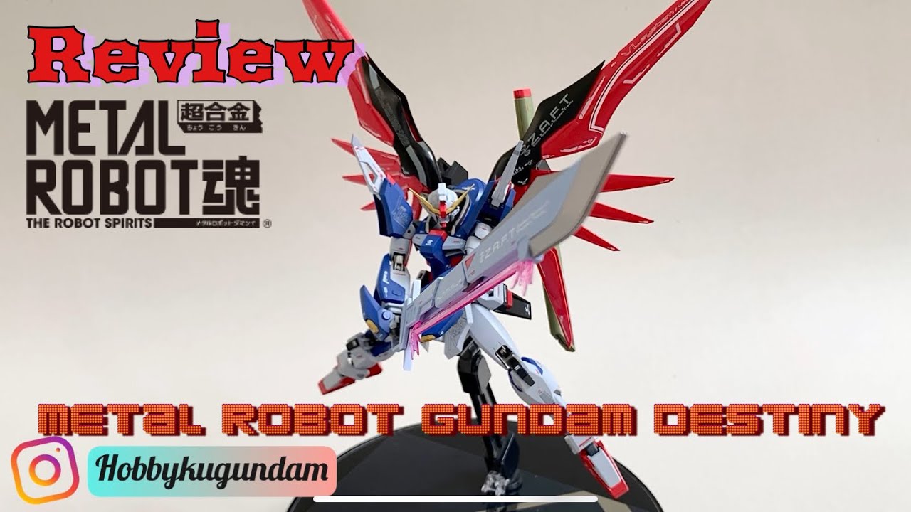 REVIEW - Metal Robot Destiny Gundam (versi murahnya Metal Build Destiny ...