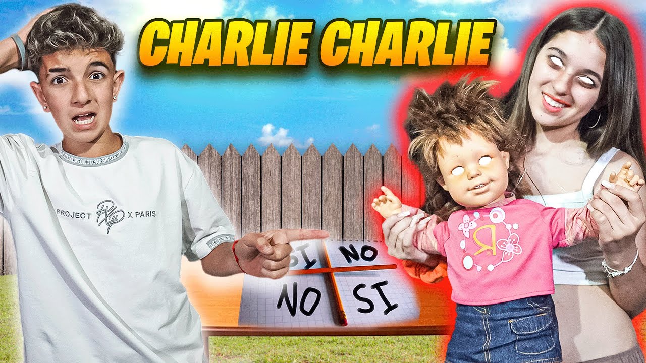 HACIENDO el CHARLIE CHARLIE para AYUDAR a mi AMIGA! *que miedo* - YouTube