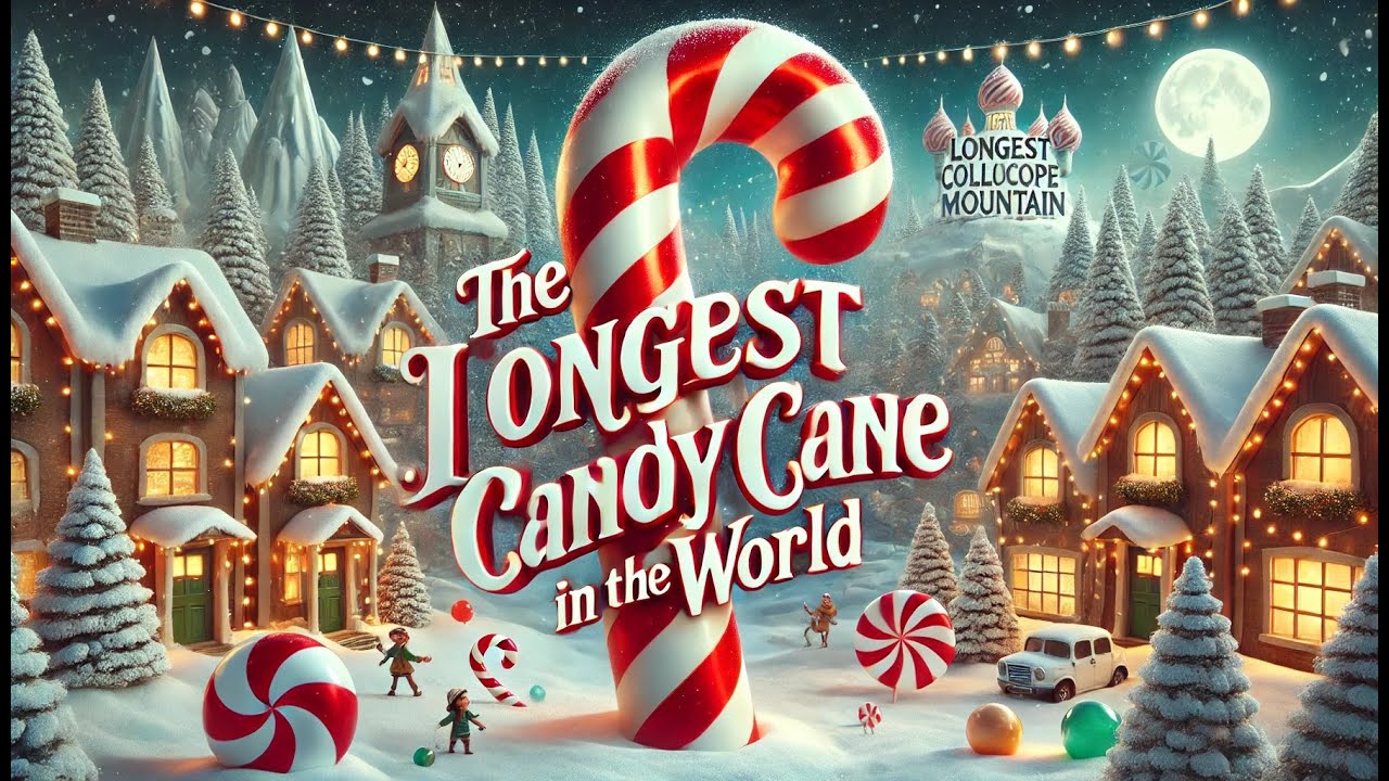 The Longest Candy Cane in the World - YouTube