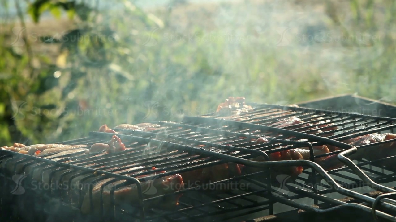 Barbecue in nature. Picnic - YouTube