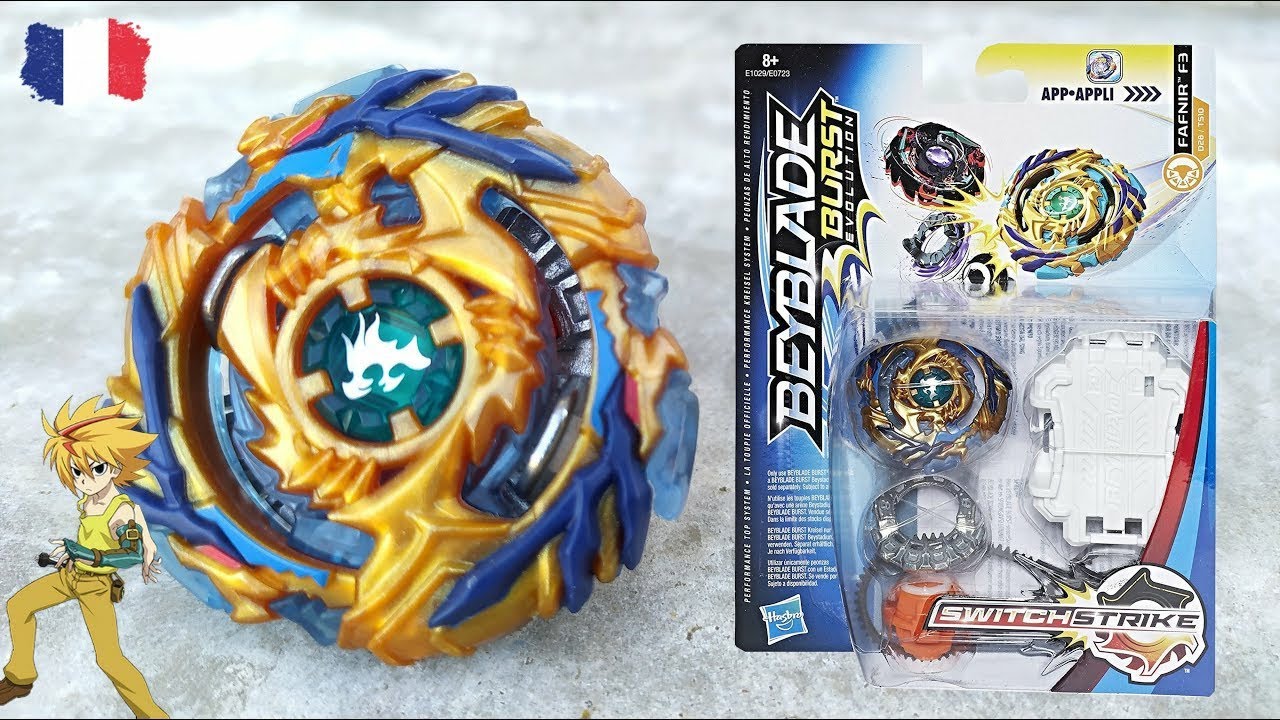 Beyblade Burst : Drain Fafnir F3 8.Nt - Unboxing - YouTube