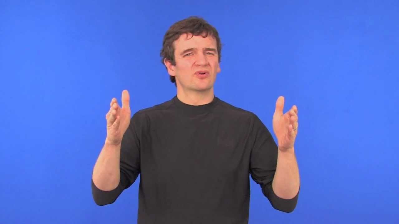 ASL Word of REALIZE (context C) - YouTube