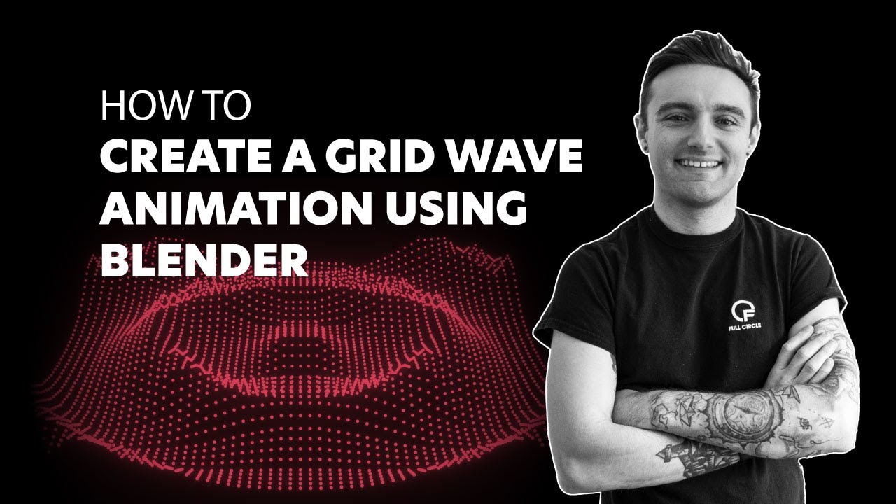 How To Create A Grid Wave Effect Using Blender - YouTube