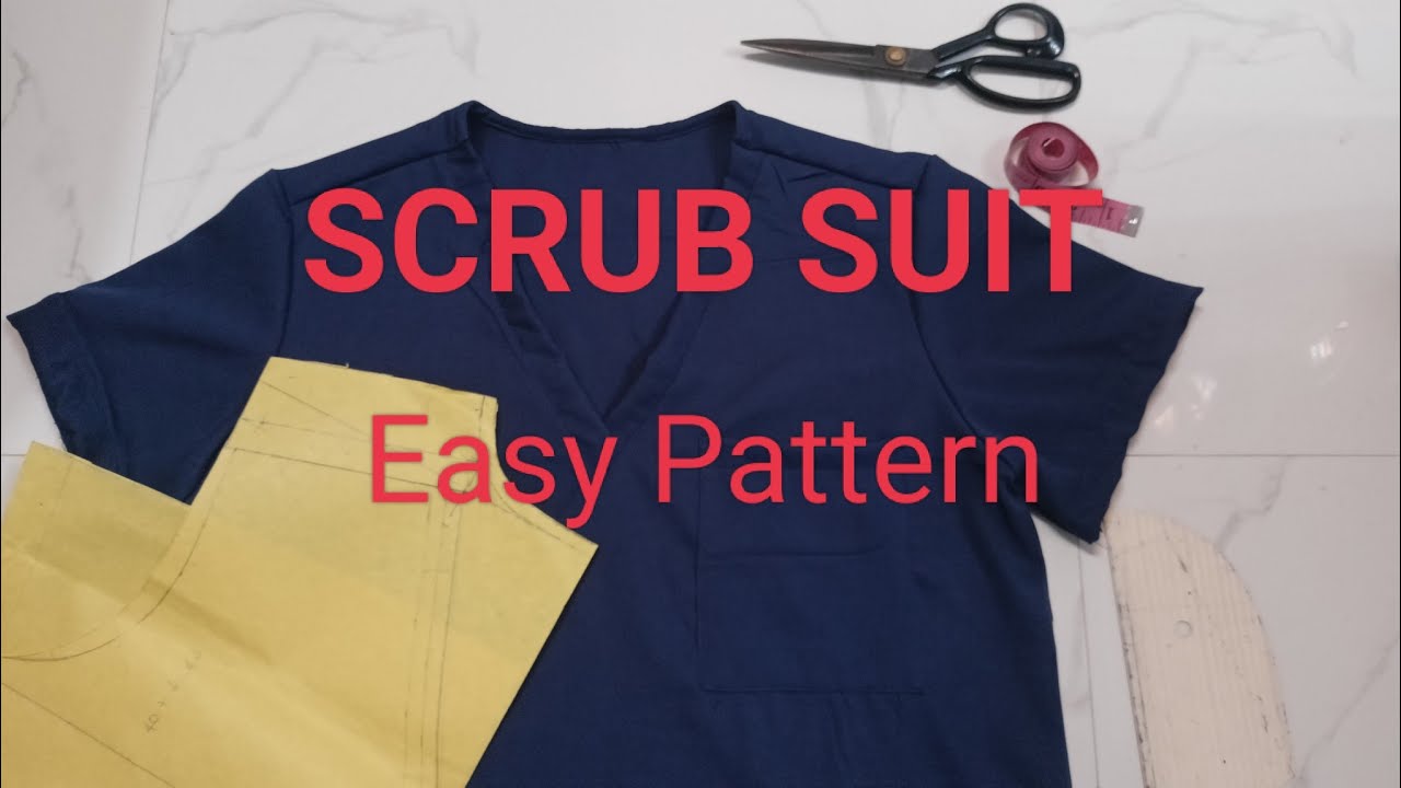 PATTERN Making For SCRUB SUIT | EASY TUTORIAL - YouTube