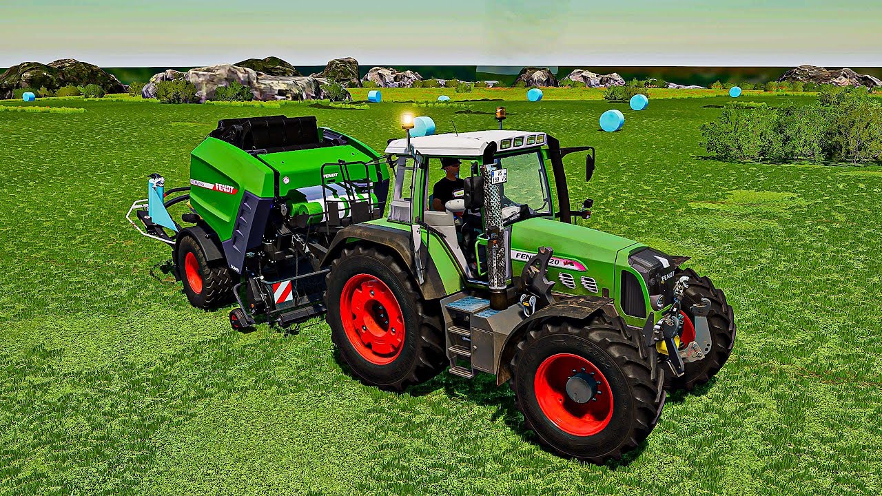 BALOTI DIN IARBA SALBATICA PE INSULA PUSTIE #7 / FS 22 - YouTube