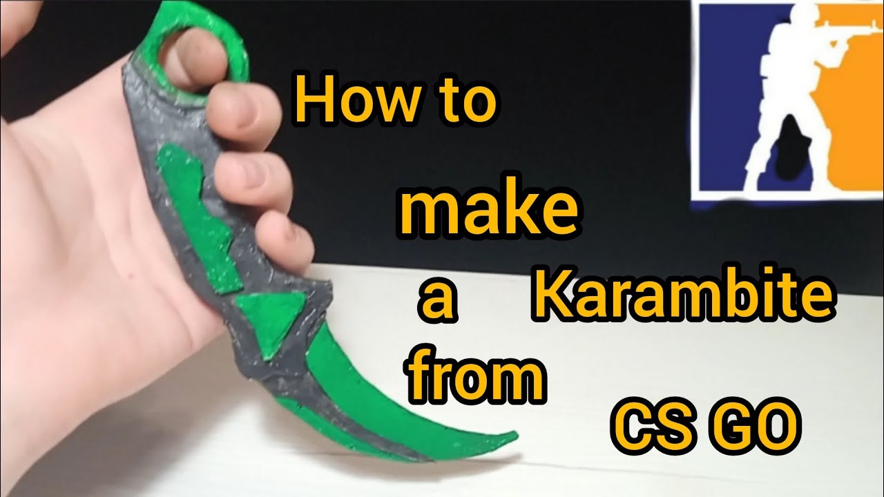 How to make a Karambite from CS GO out of paper /як зробити Карамбіт з ...