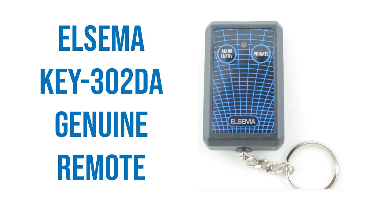 Elsema Key-302DA Genuine Remote Video Description - YouTube