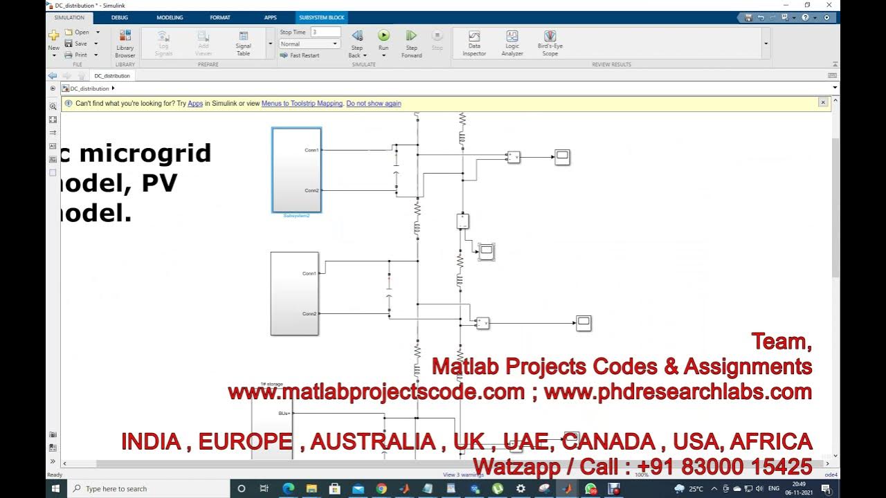 DC microgrid matlab Simulink || matlab || microgrid || DC microgrid PV || MATLAB SIMULATION ...
