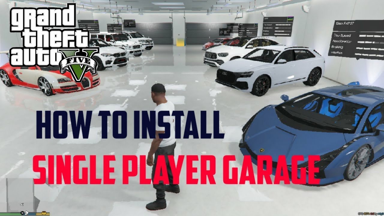 How to install single player garage mod in gta v - YouTube