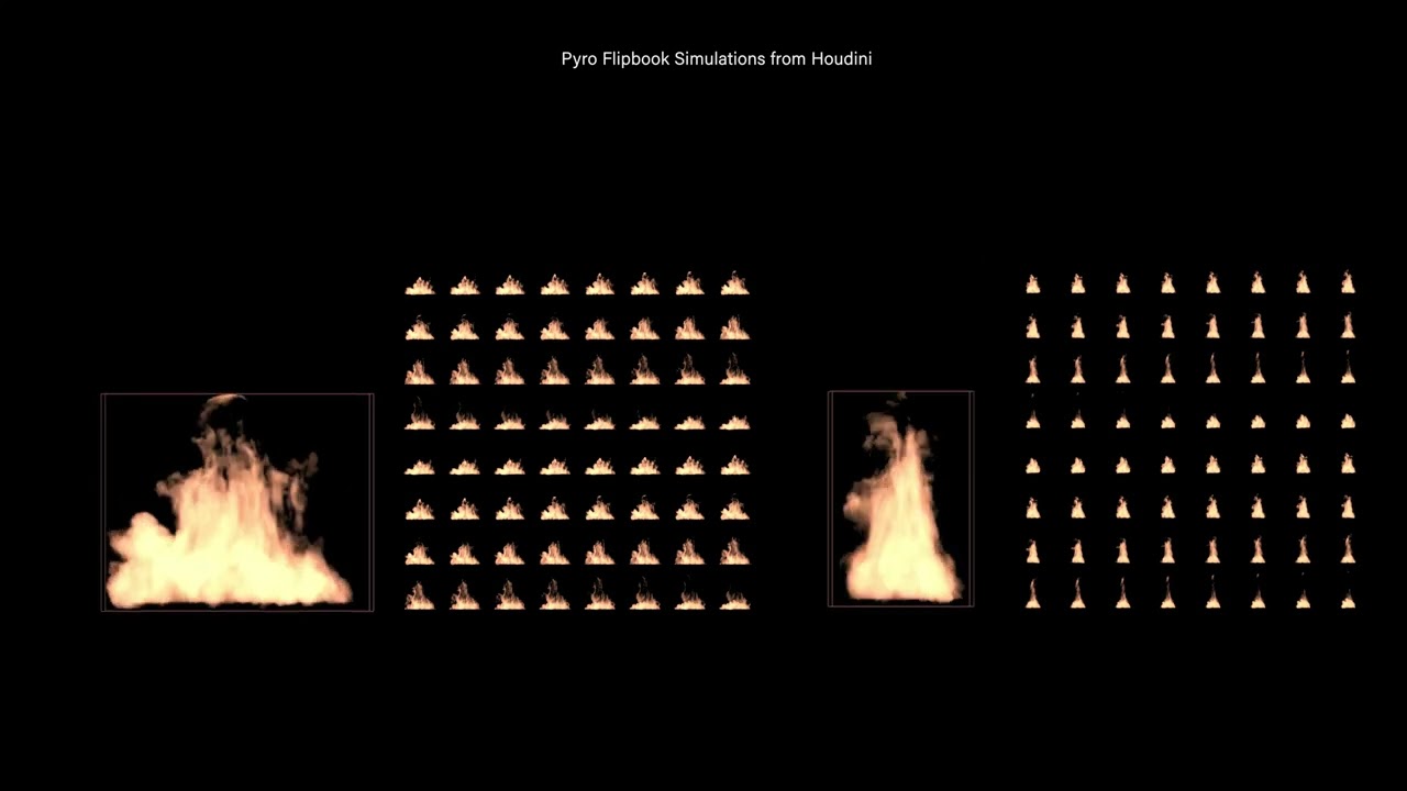 Fire Flipbooks Houdini - YouTube