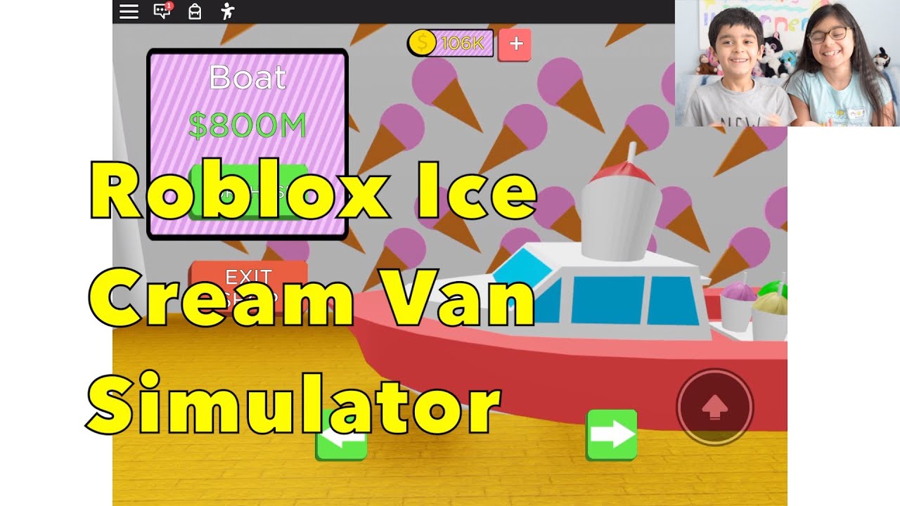 Krish and Avani Play Roblox Ice Cream Van Simulator | Part 1 - YouTube