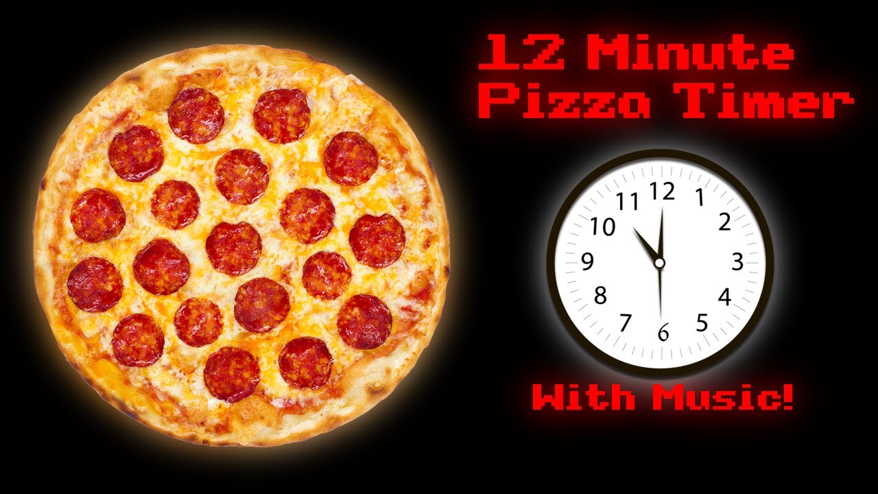 12 Minute Pizza Cooking Timer (With Music) - YouTube