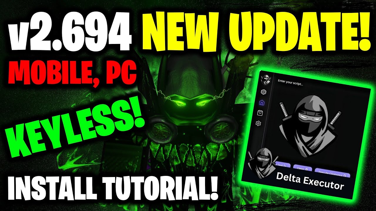 Delta Executor Mobile, PC TUTORIAL NEW UPDATE ‼️NO KEY iOS, Android, PC ...