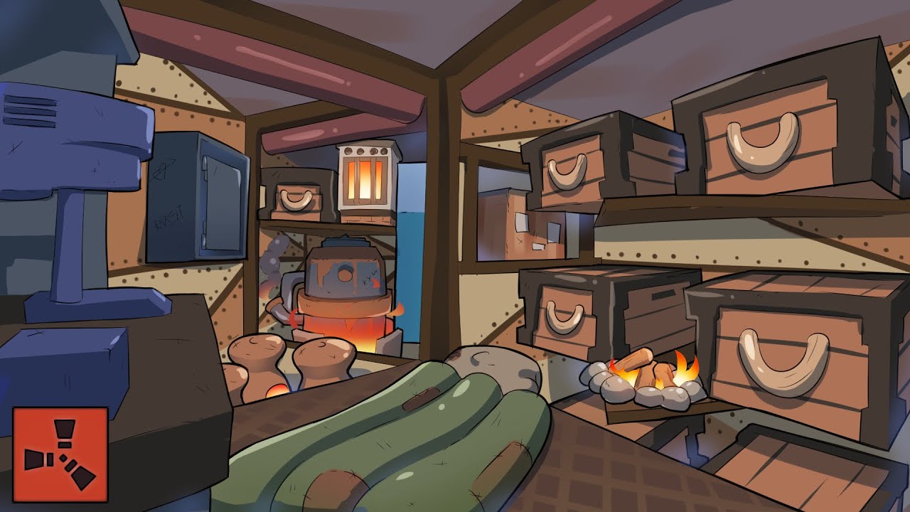 I Built the most cozy solo base in Rust... - YouTube